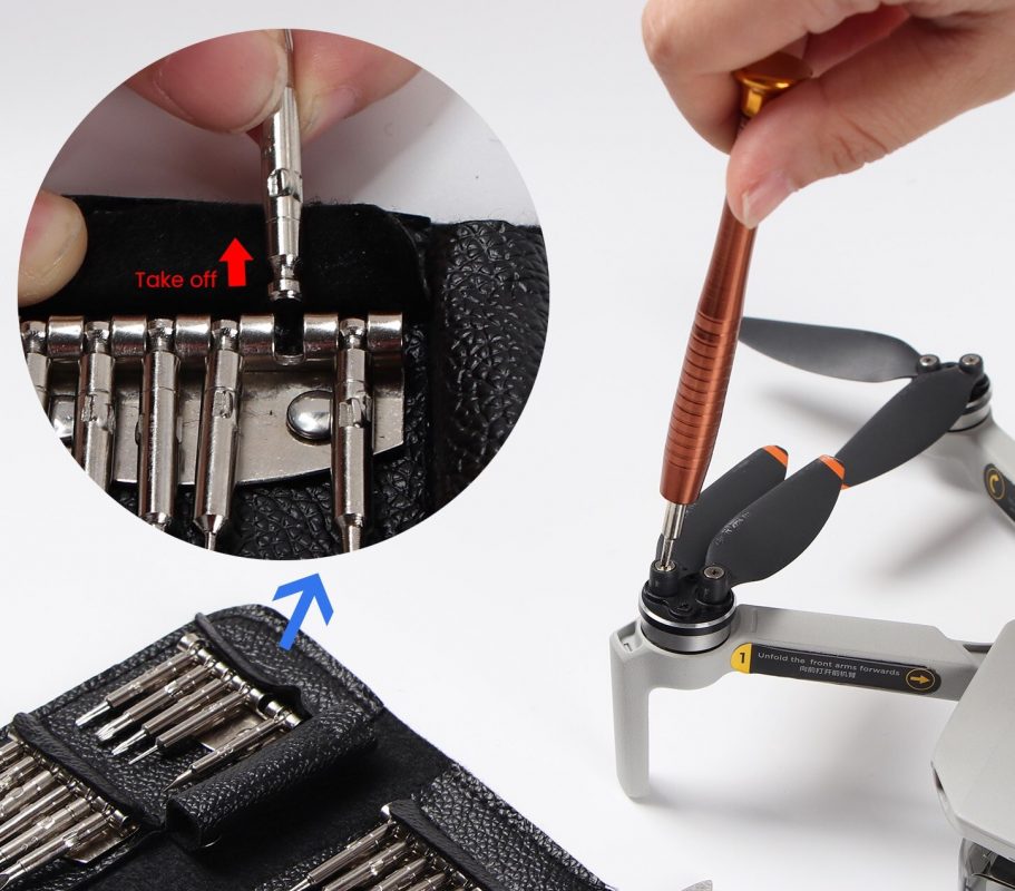 Universal 24 in 1 Mini Screwdriver Repair Kit for Drones All Brands ...