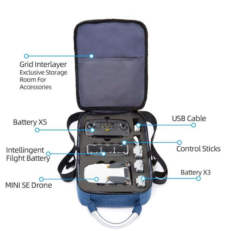 Carrying and Storage Bag with Shoulder Strap for DJI Mavic Mini & Mini ...