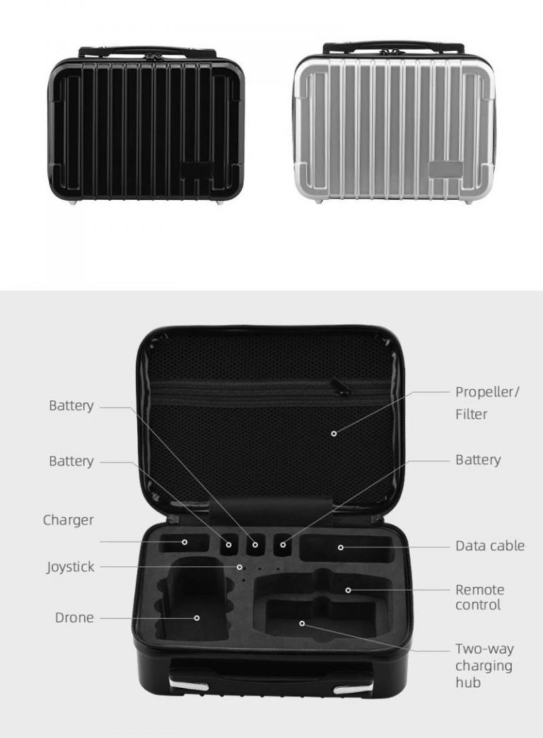 Waterproof hard case for DJI Mini 2 / 2 SE / 4K - Maison Du Drone