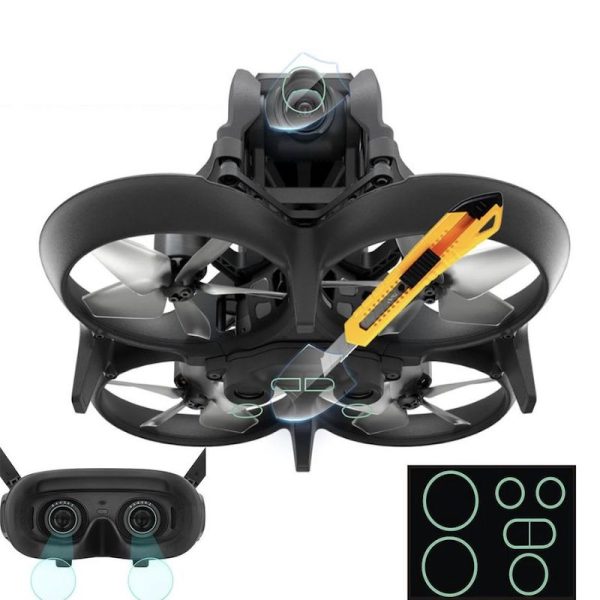 Complete Set of Lens & Sensor Protective Films for DJI Avata & FPV ...