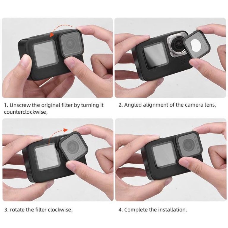 Camera Lens Filters BRDRC UV CPL ND for GoPro HERO 9/10/11/12 Action ...