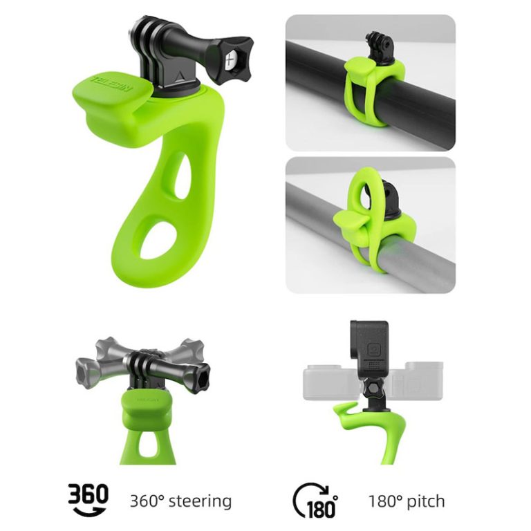 Mini Support Flexible Réglable Universel en Silicone pour Caméras d ...