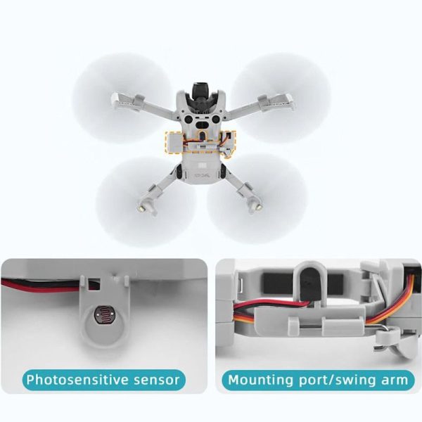 Aerial Launch System with Landing Gear Boosters for DJI Mini 4 Pro ...